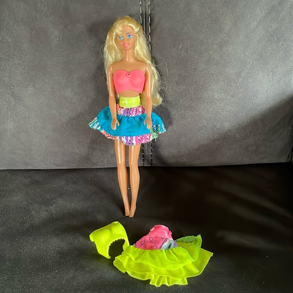 Mattel | Toys | Vintage Barbie Snap N Play Doll 991 | Poshmark